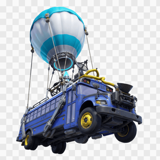 Fortnite Battle Bus PNG – Free Transparent Download