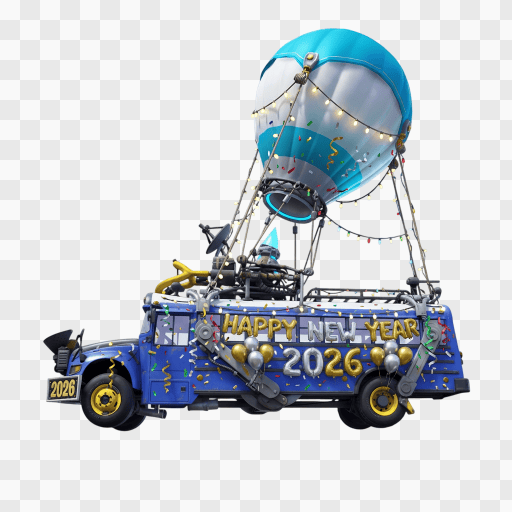 Fortnite Battle Bus PNG – Free Transparent Download