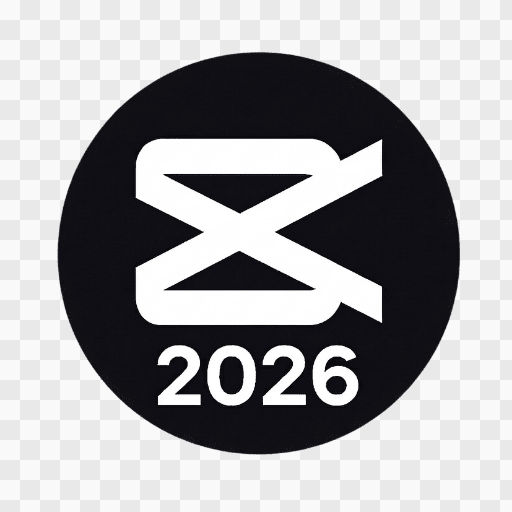 Capcut 2026 logo png no background