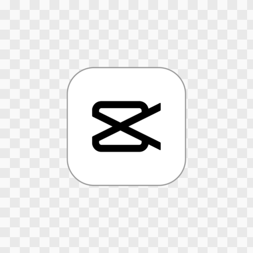 Logo de capcut png minimal design