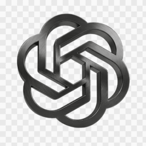 chatgpt logo Transparent 3d png