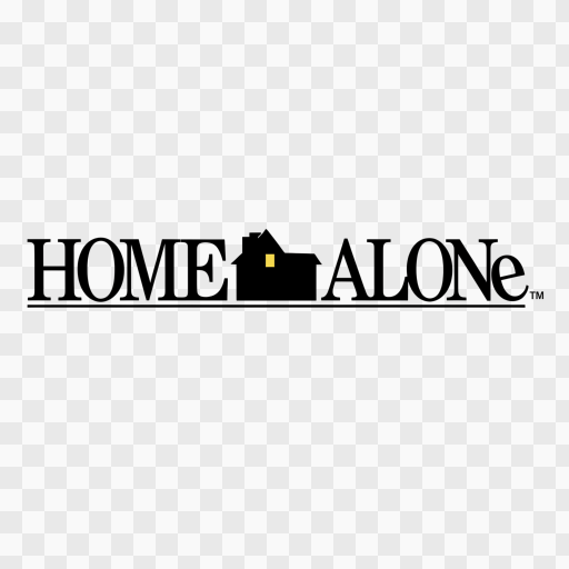 Home alone logo png simple cut out