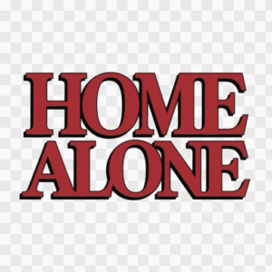Home alone logo png isolated