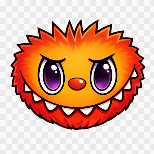 Labubu face png clean cut out
