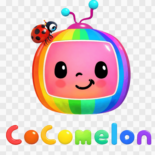 Logo cocomelon png isolated