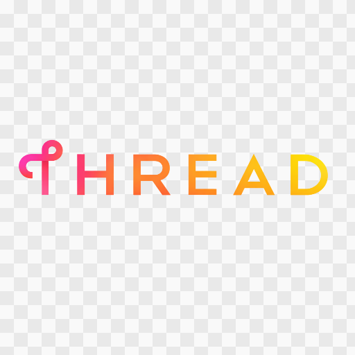 Instagram threads logo png flat design