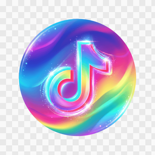 Tiktok logo png clean transparent background