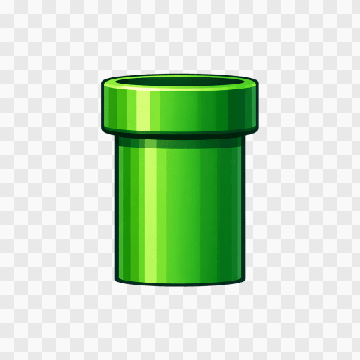 Flappy bird pipe png editable cut out