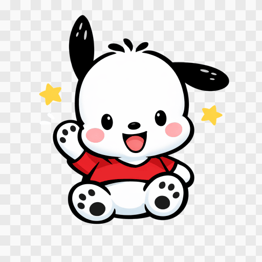 Pochacco png image | Full body transparent cut out