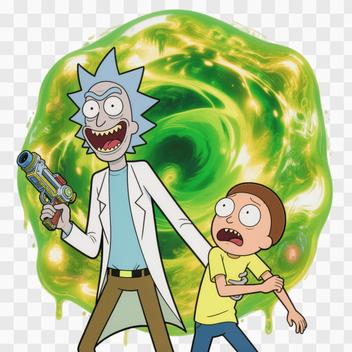 Rick and morty portal png hd