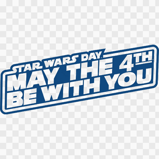 Transparent may the 4th be with you png no background