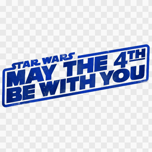 Transparent may the 4th be with you png no background