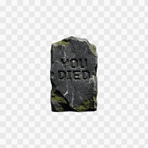 You died png clean transparent background