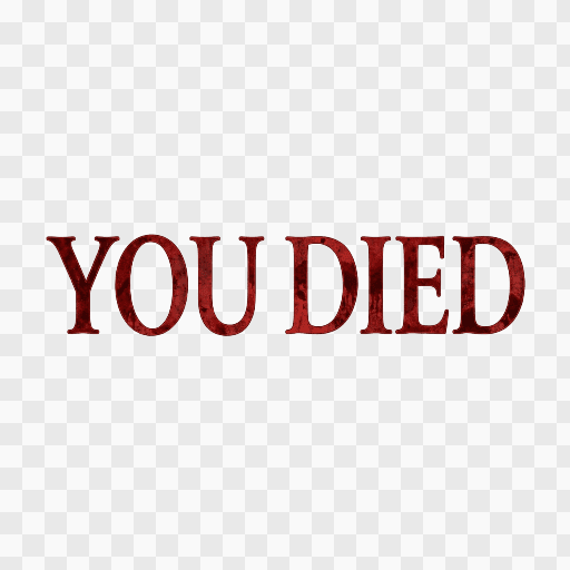 You died png hd